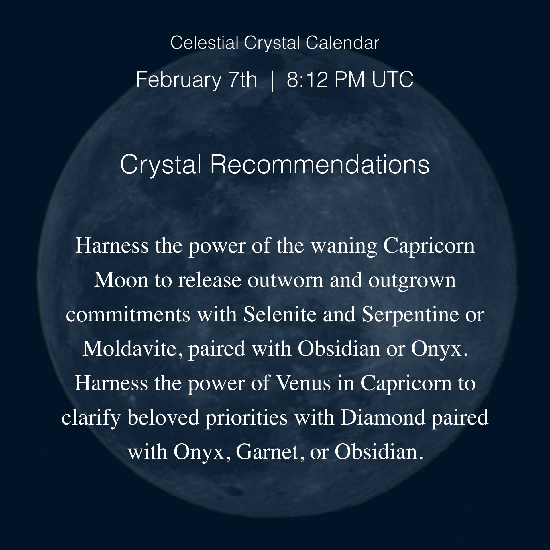 Celestial Crystal Calendar - February 2024 - IX Celestial Calendar